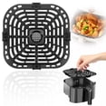 PLJFXXM Air Fryer Grill Crisper Tray, Replacement Parts Tray Rack Grill ...