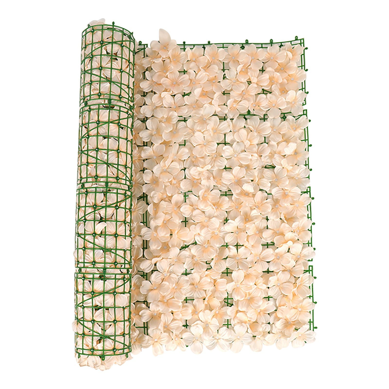 PLJFXXM Artificial Flowers Privacy Fence Screen, 120x20 inch Dense ...