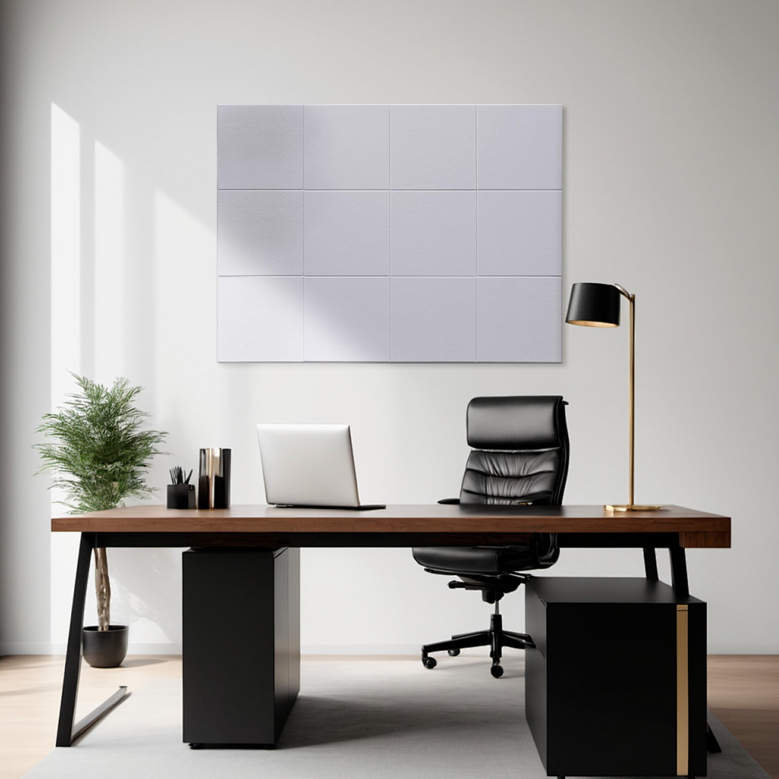 PLJFXXM Customizable Acoustic Wall Panels, 47”x35” Self - Adhesive ...