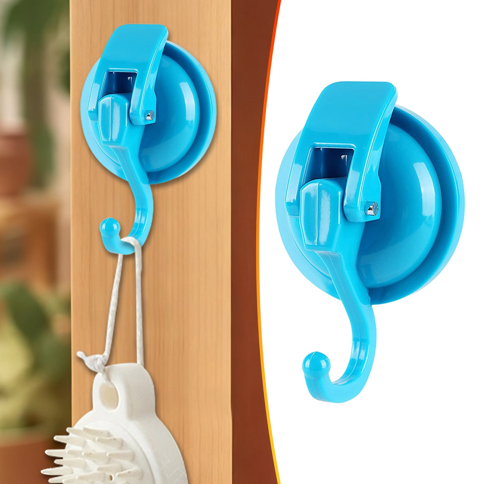 PLJFXXM Heavy Duty Vacuum Wreath Cup Hook, Easy to Install and Remove ...
