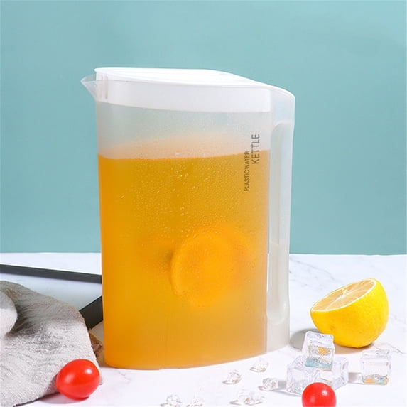 PLJFXXM PP Pitcher with Lid, Water Pitcher for Fridge, 64oz Drink Jug ...