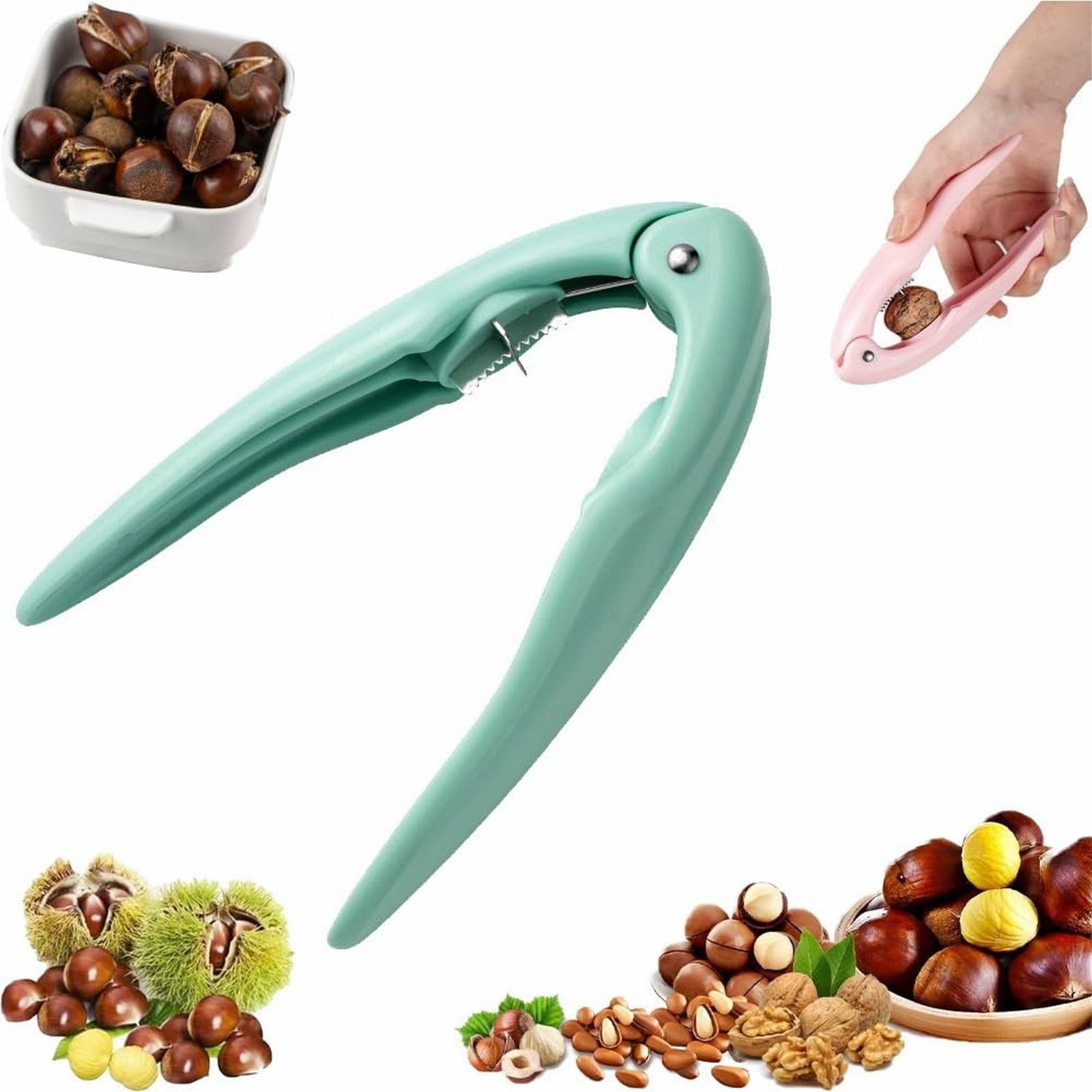 PLJFXXM Stainless Steel Chestnut Peeler – 6.3'' Portable Chestnut Clip ...