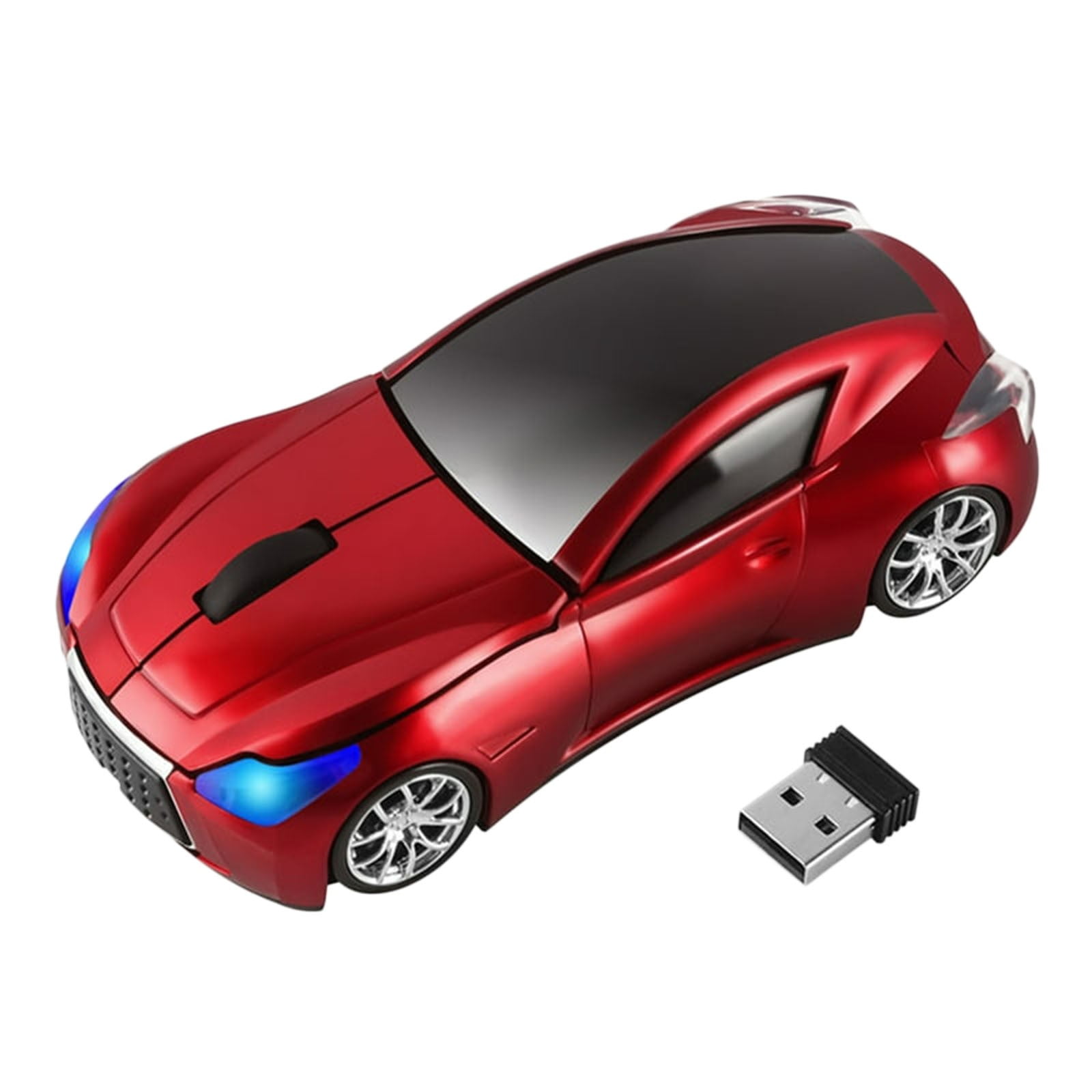 PLLFRLRT Bluetooth Wireless Mouse Car Shaped Gaming Mouse for Laptop ...