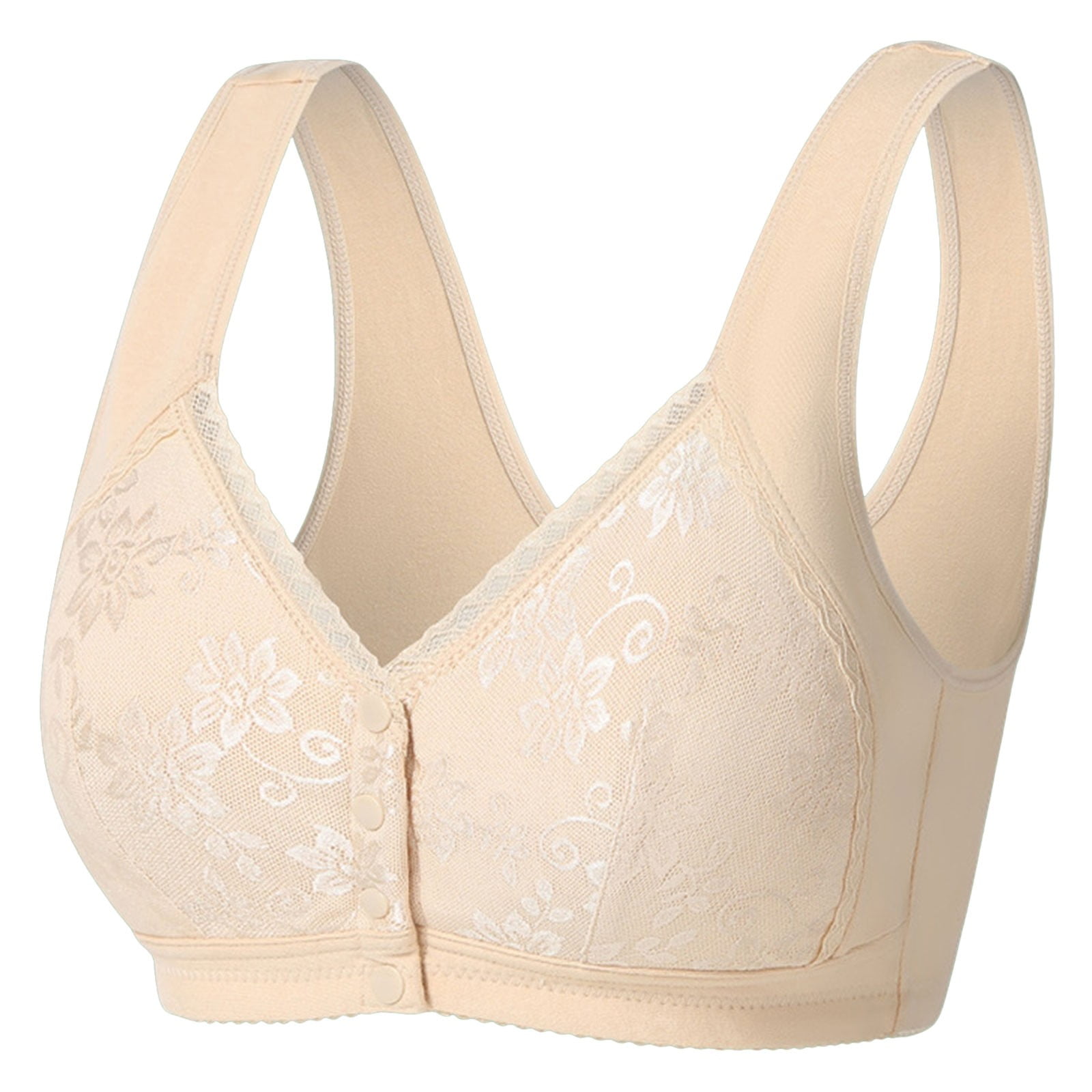 PLLFRLRT Bralettes for Women Front Close Bra Wireless Bra Seamless ...