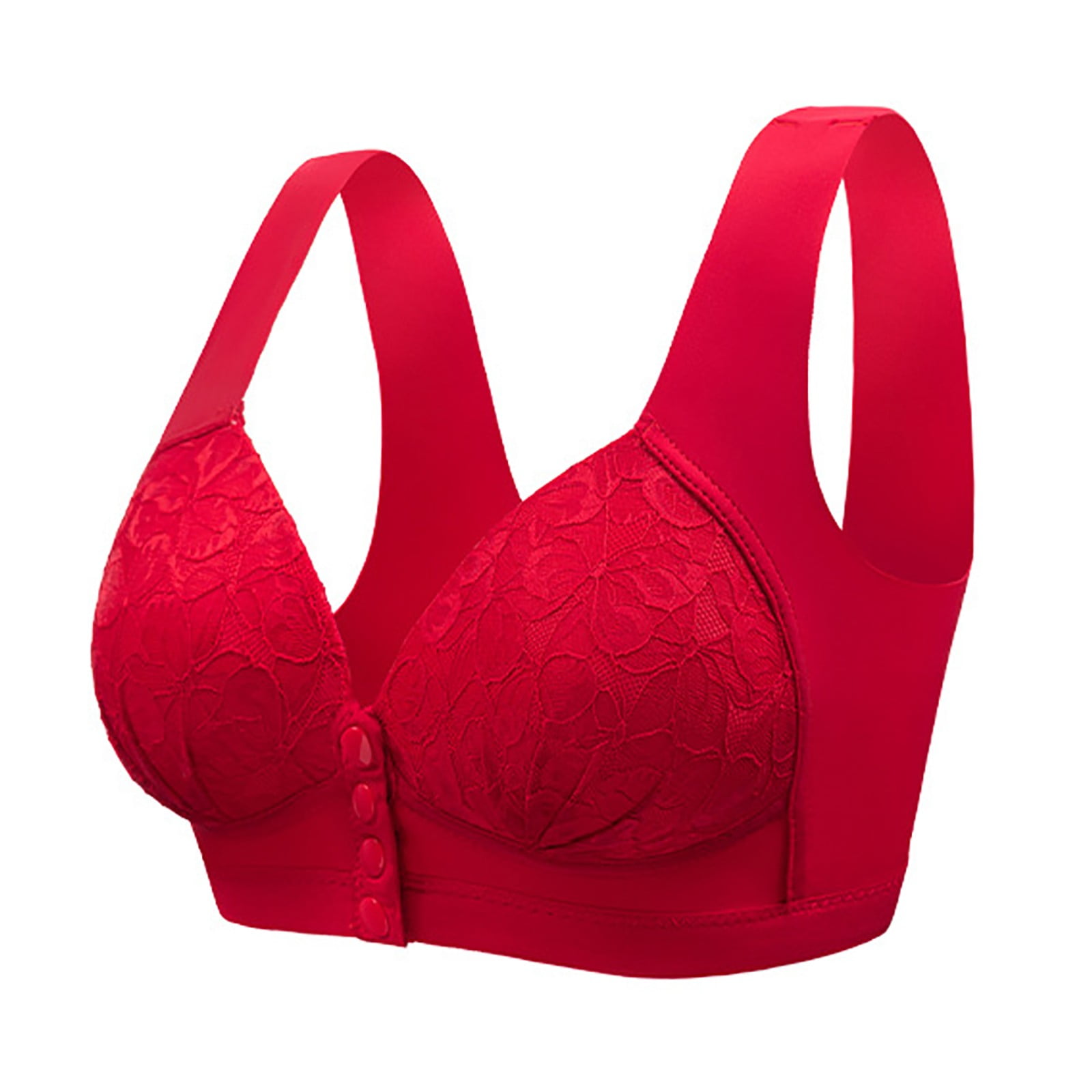 PLLFRLRT Bras for Older Women Front Closure 2PC Bras for Older Women ...