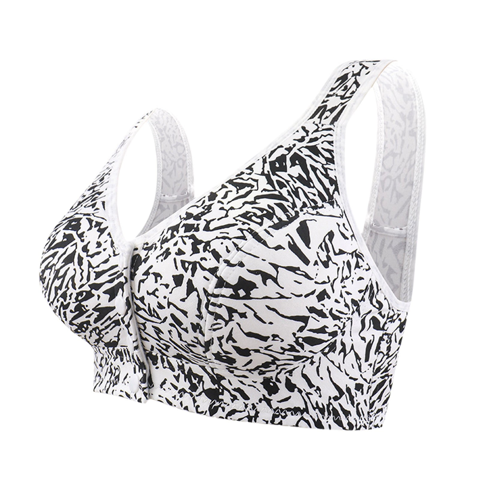 PLLFRLRT Bras for Older Women Front Closure Full Coverage Bras for ...