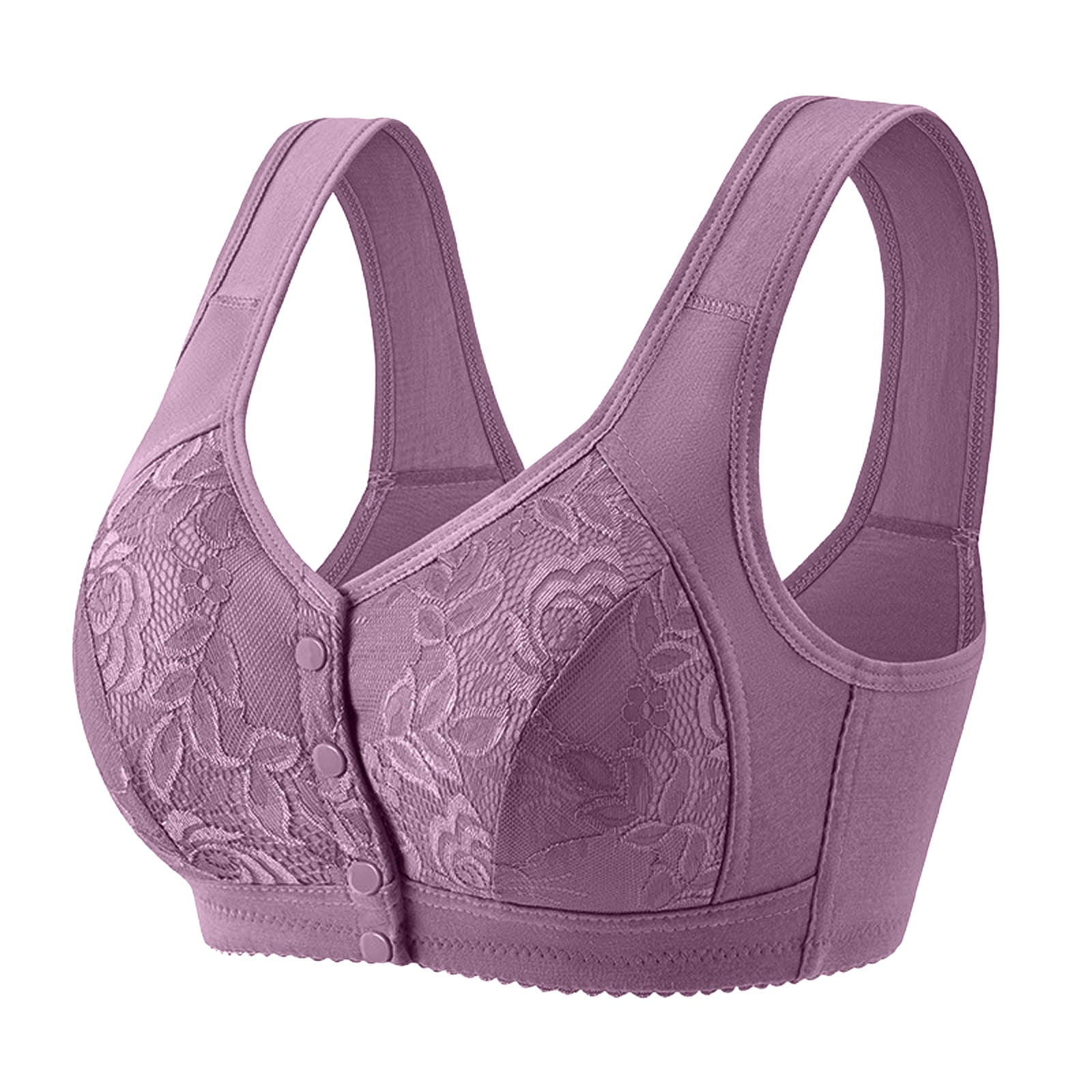 Pllfrlrt Bras For Older Women No Underwire Full Support Front Closure