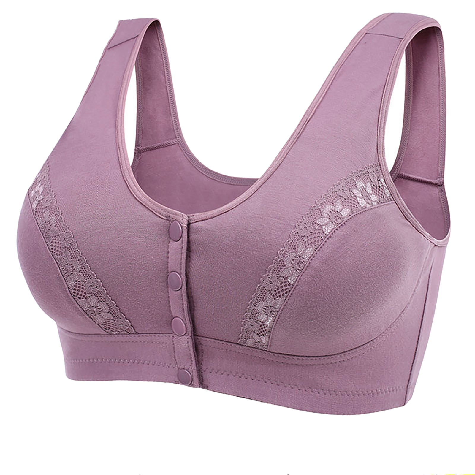 PLLFRLRT Bras for Older Women Plus Size Without Seamless Support Bras ...