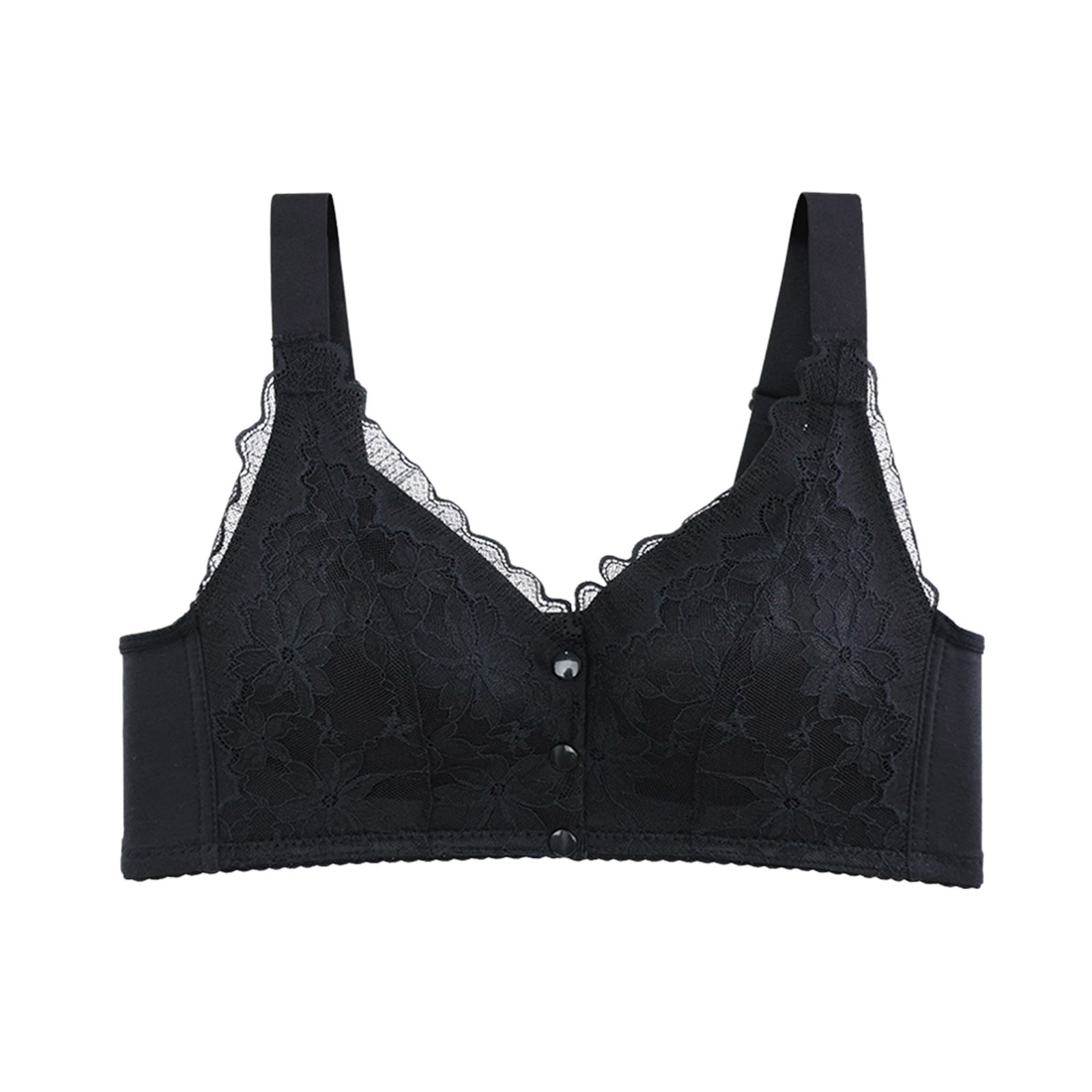 PLLFRLRT Bras for Women Front Button Bras Lingerie Sexy Pad Large ...