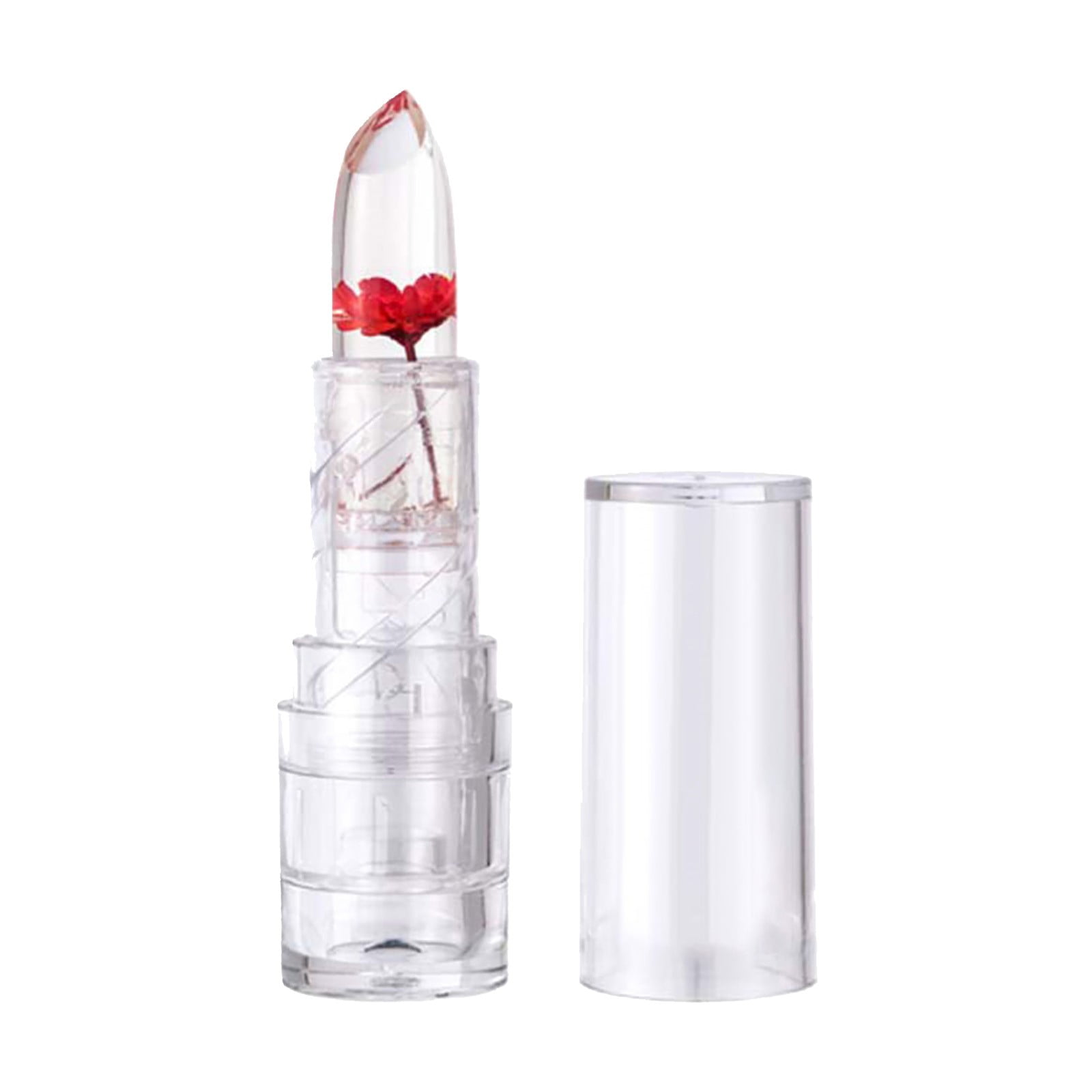 PLLFRLRT Flower Jelly Lipstick Lip Butter Balm for Women Lips Skin Care ...