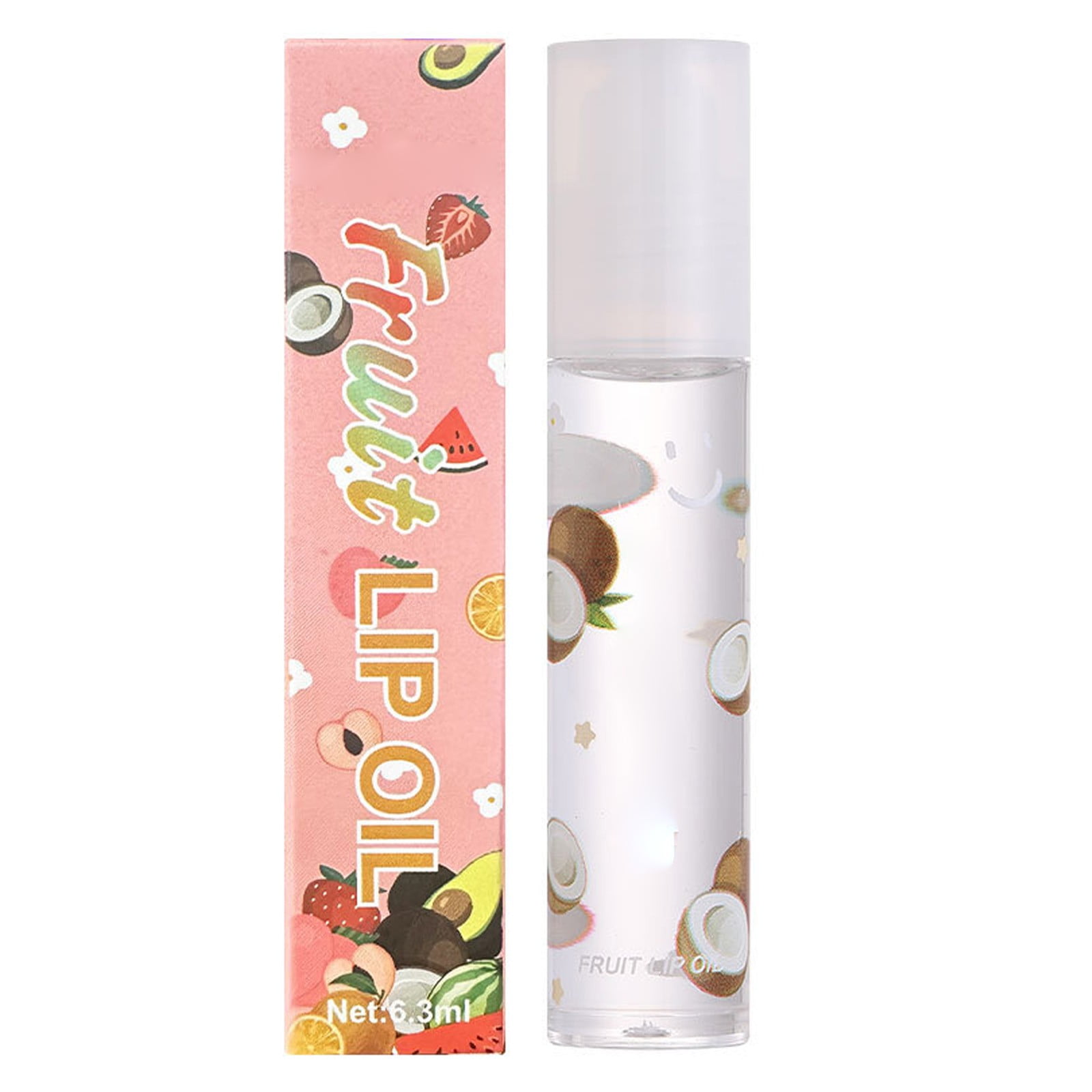 PLLFRLRT Fruit Essence Lip Gloss Tinted Lip Oil for Women Skin Care ...