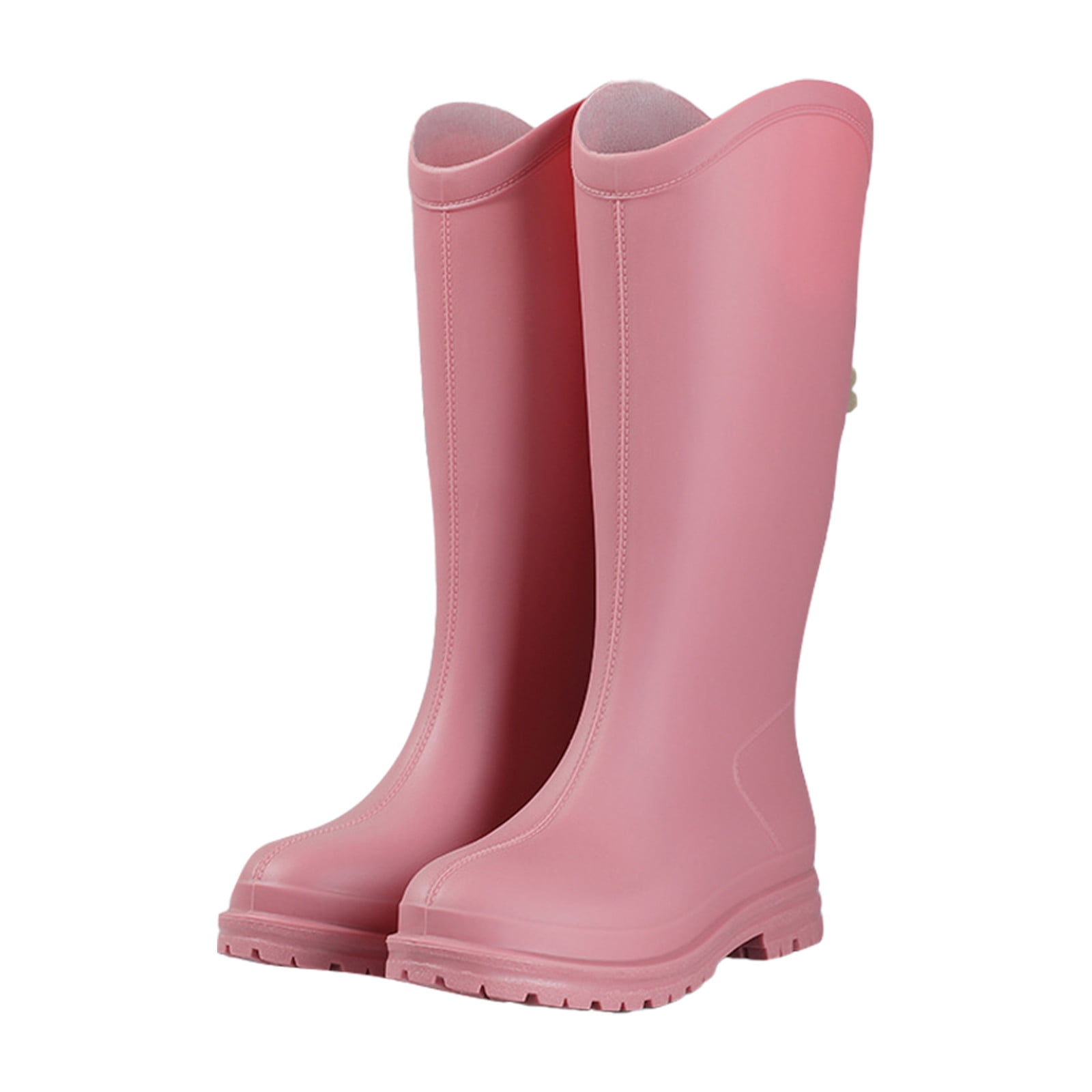 PLLFRLRT Garden Boots For Women Waterproof Slip On Rain Boots Wide ...