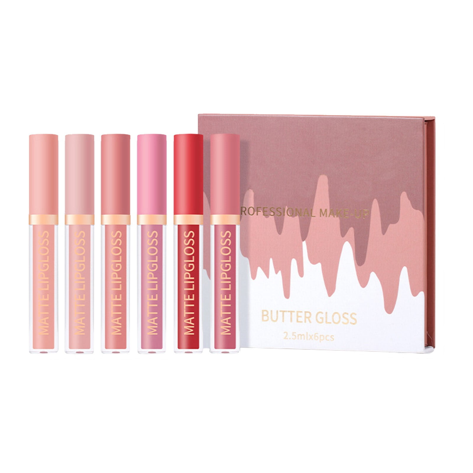 PLLFRLRT Matte Lip Gloss Set Liquid Lipstick for Lips Makeup Women ...