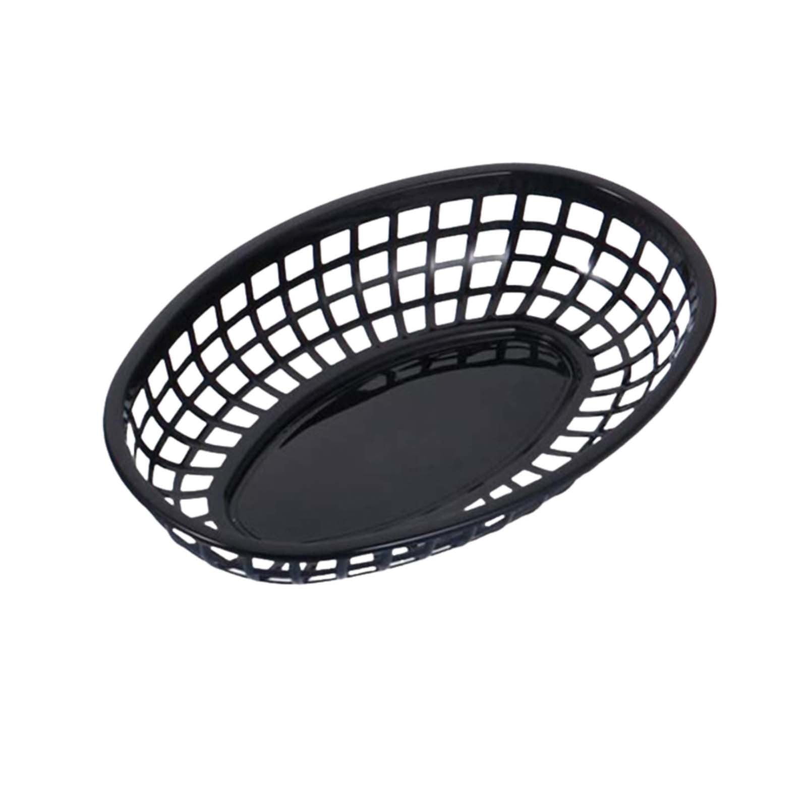 PLLFRLRT Plastic Oval Basket Small Fruit Bread Food Storage Baskets ...