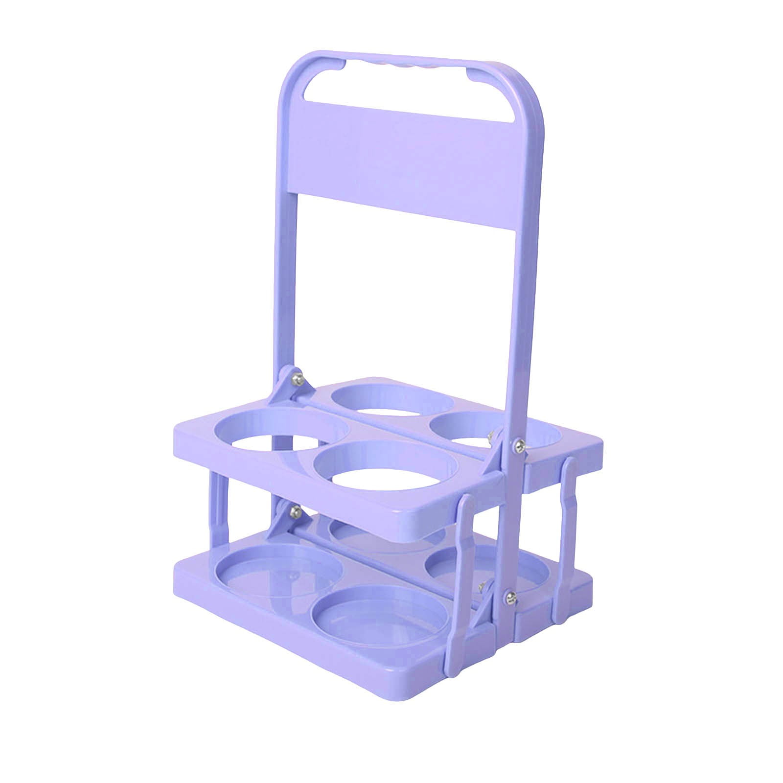 PLLFRLRT Portable Handheld Storage Rack Countertop Folding Storage ...