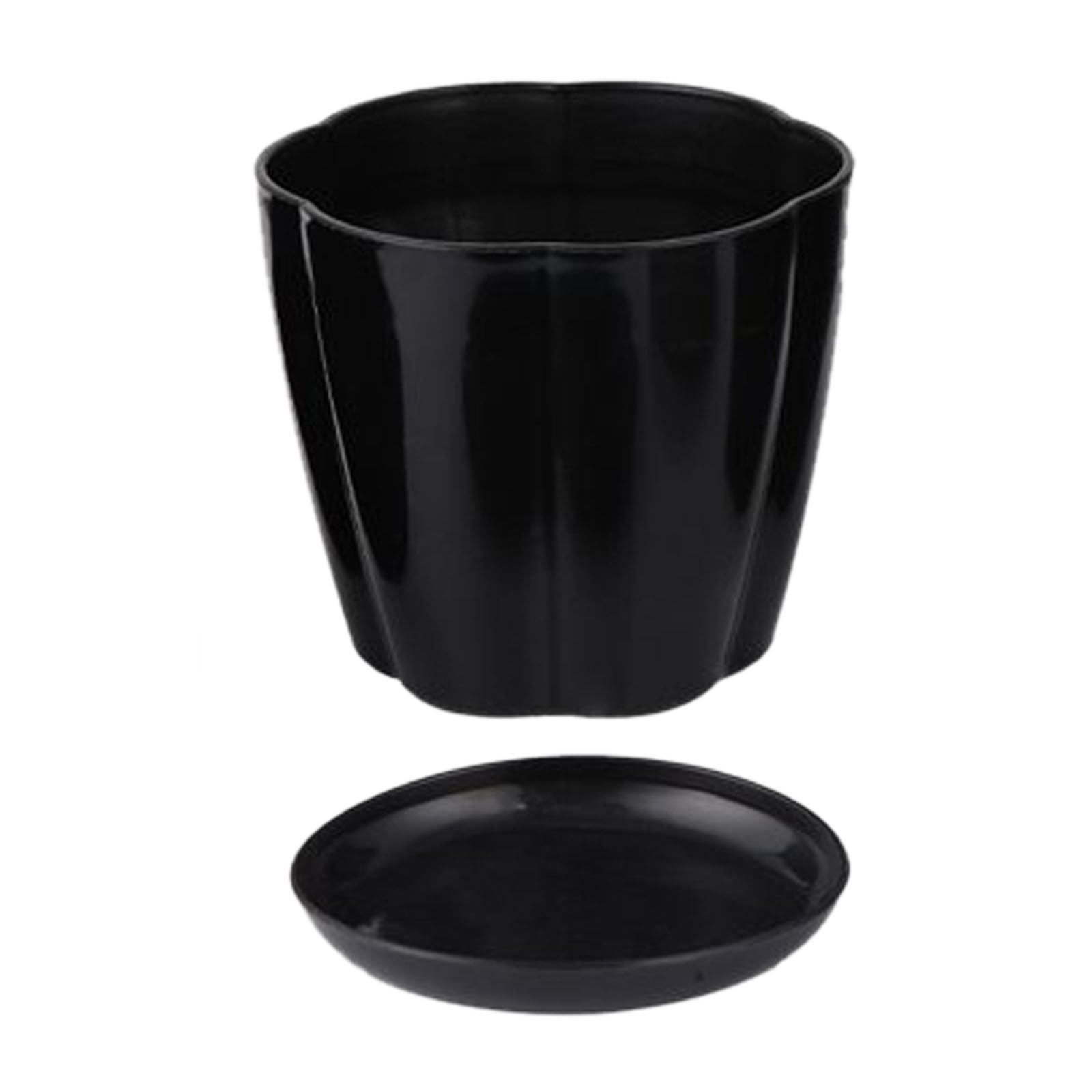 PLLFRLRT Resin Petal Basin Flowerpot Planters for Outdoor Plants ...