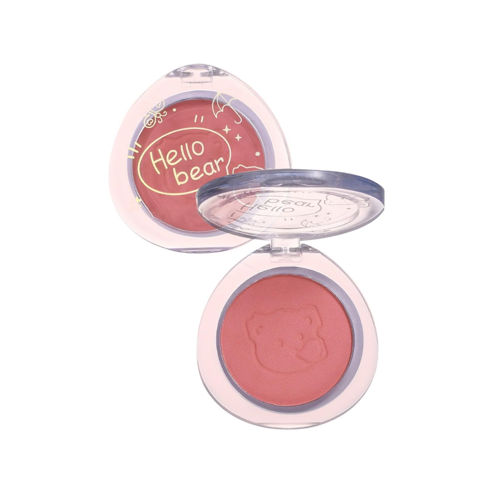 PLLFRLRT Single Color Powder Blushes Disk Women Contour Blush for ...