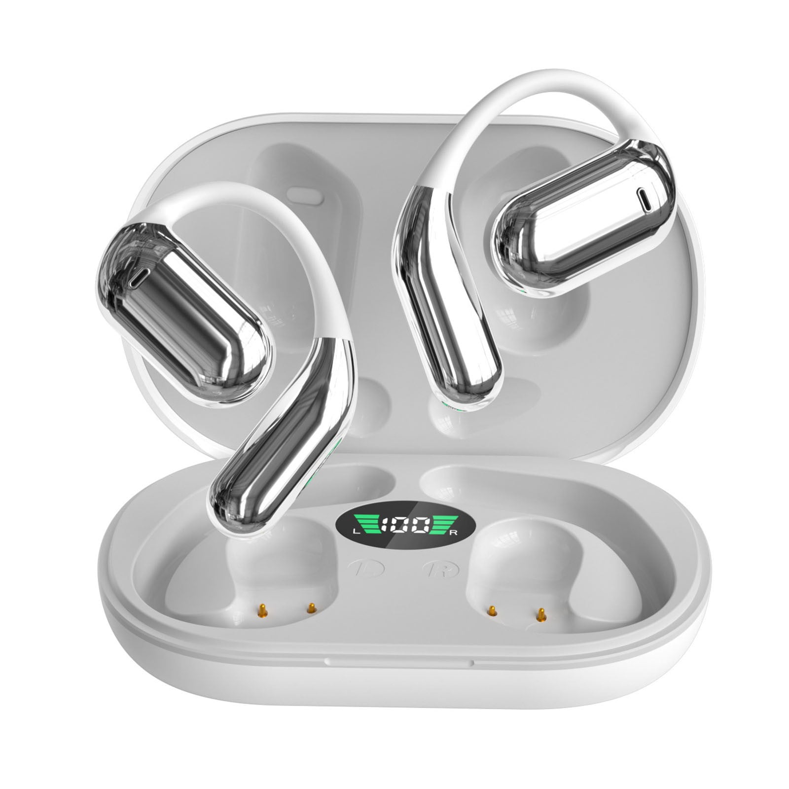 PLLFRLRT Translation Earbuds Real Time Portable Wireless Earbuds Mini ...