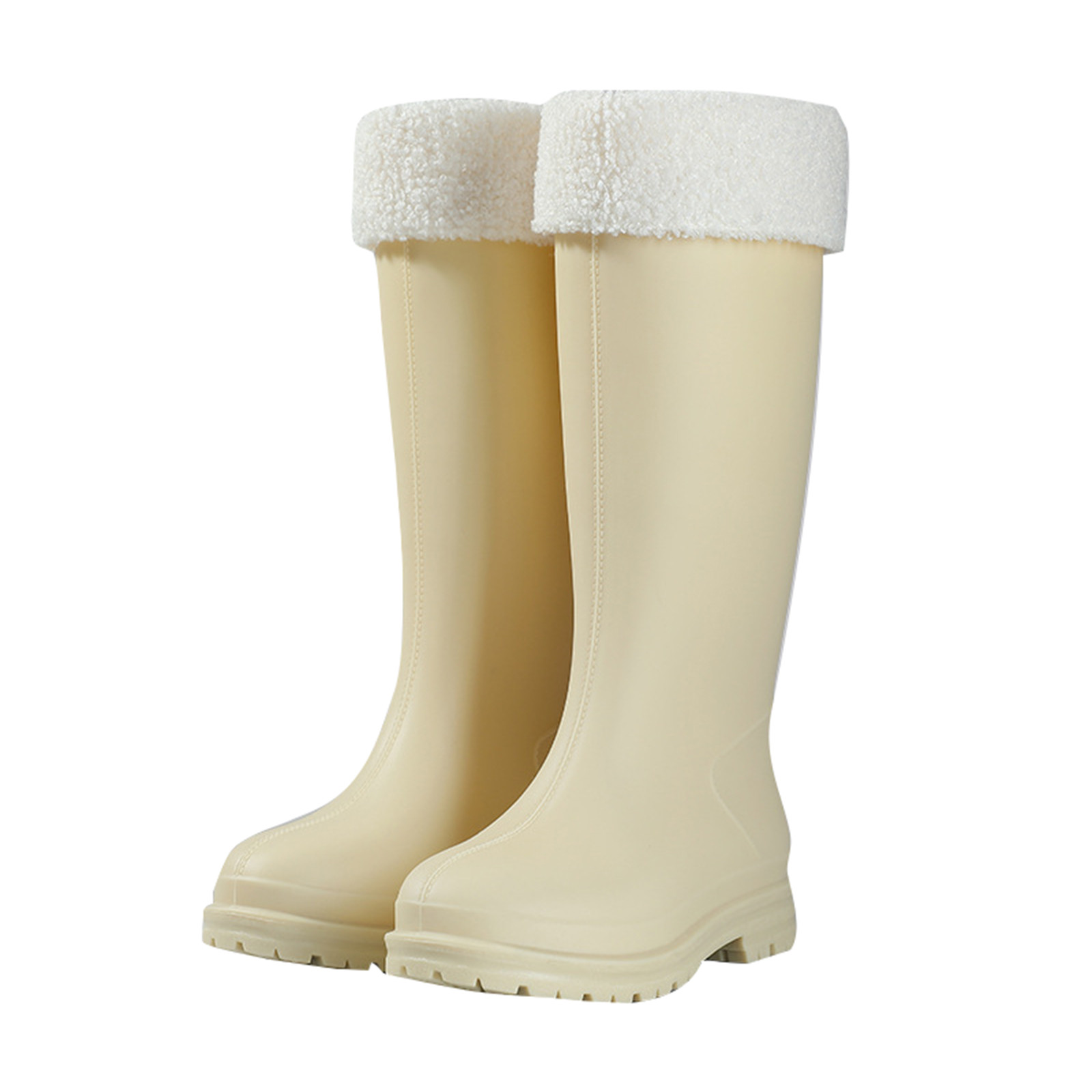 PLLFRLRT Womens Rubber Boots Waterproof Short Short Rain Boots For ...