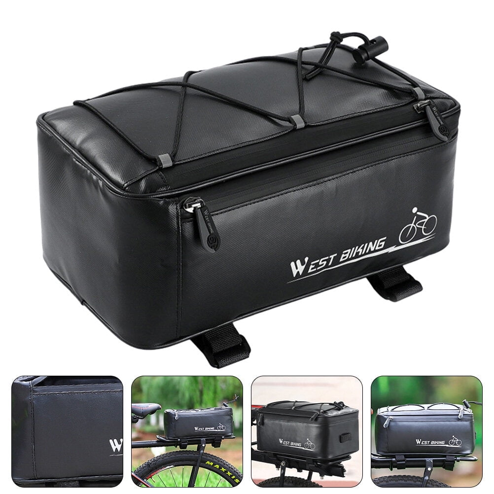 PLNQQB Bike Rack Bag 4L Bicycle Trunk Bags Rear Rack Bag with ...
