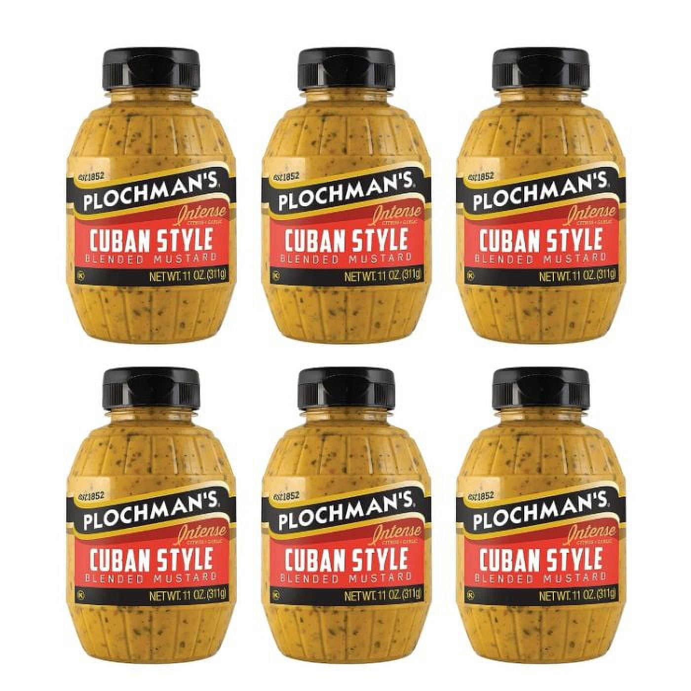 PLOCHMANS MUSTARD CUBAN 11 OZ - Pack of 6 - Walmart.com