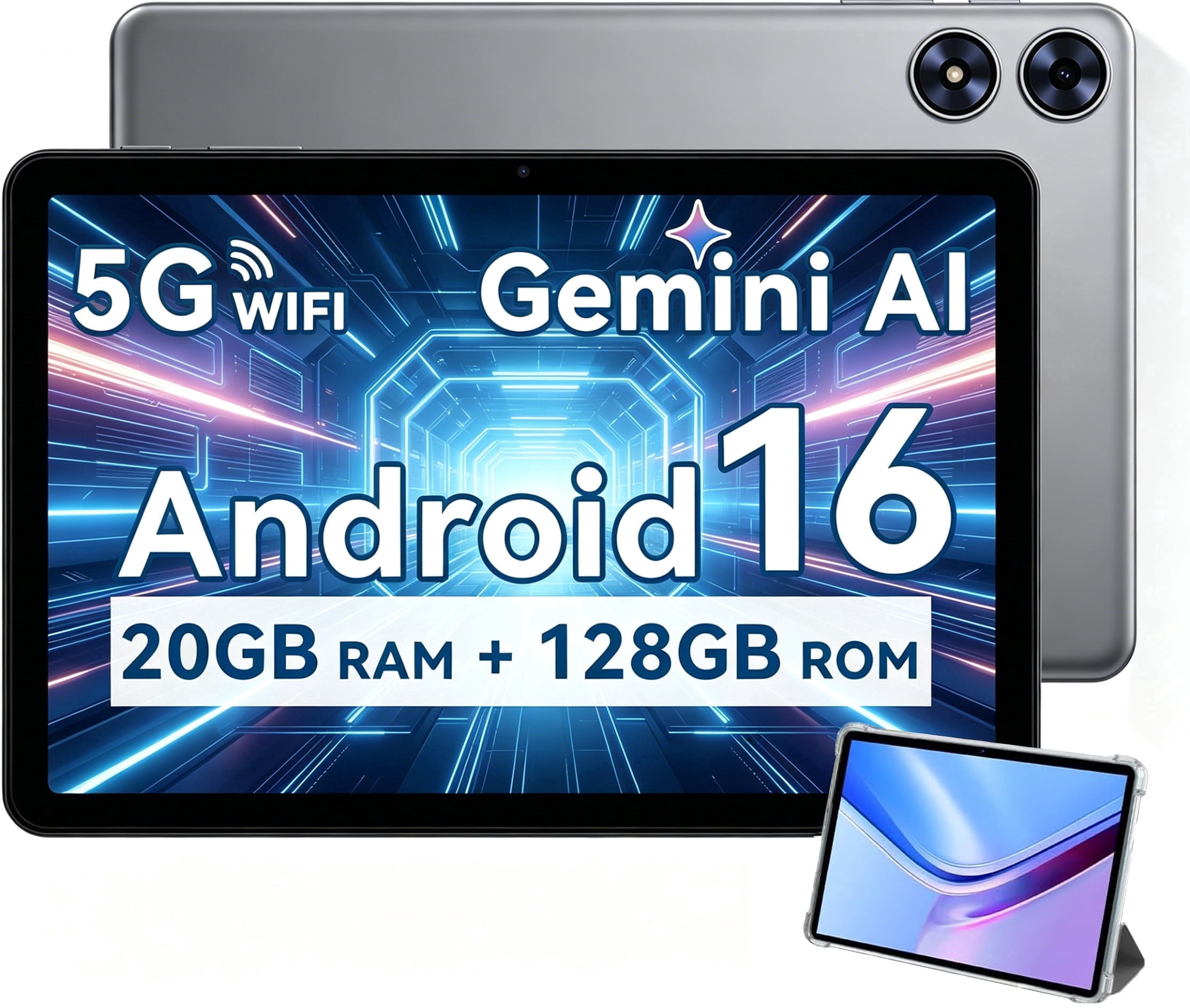 SHARECLOUD 10.1 inch Tablet, 20GB+128GB/1TB Expand, 6600mAh, Octa-Core ...