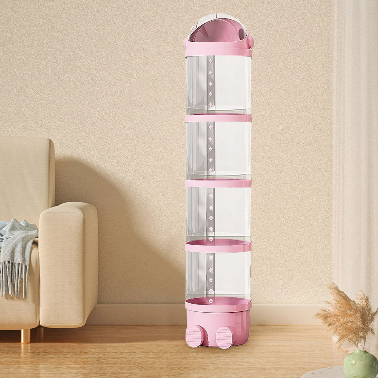 PLPPYFS 2025 New Stuffed Animal Storage Tube, 63.8 in Vertical Stuffed ...
