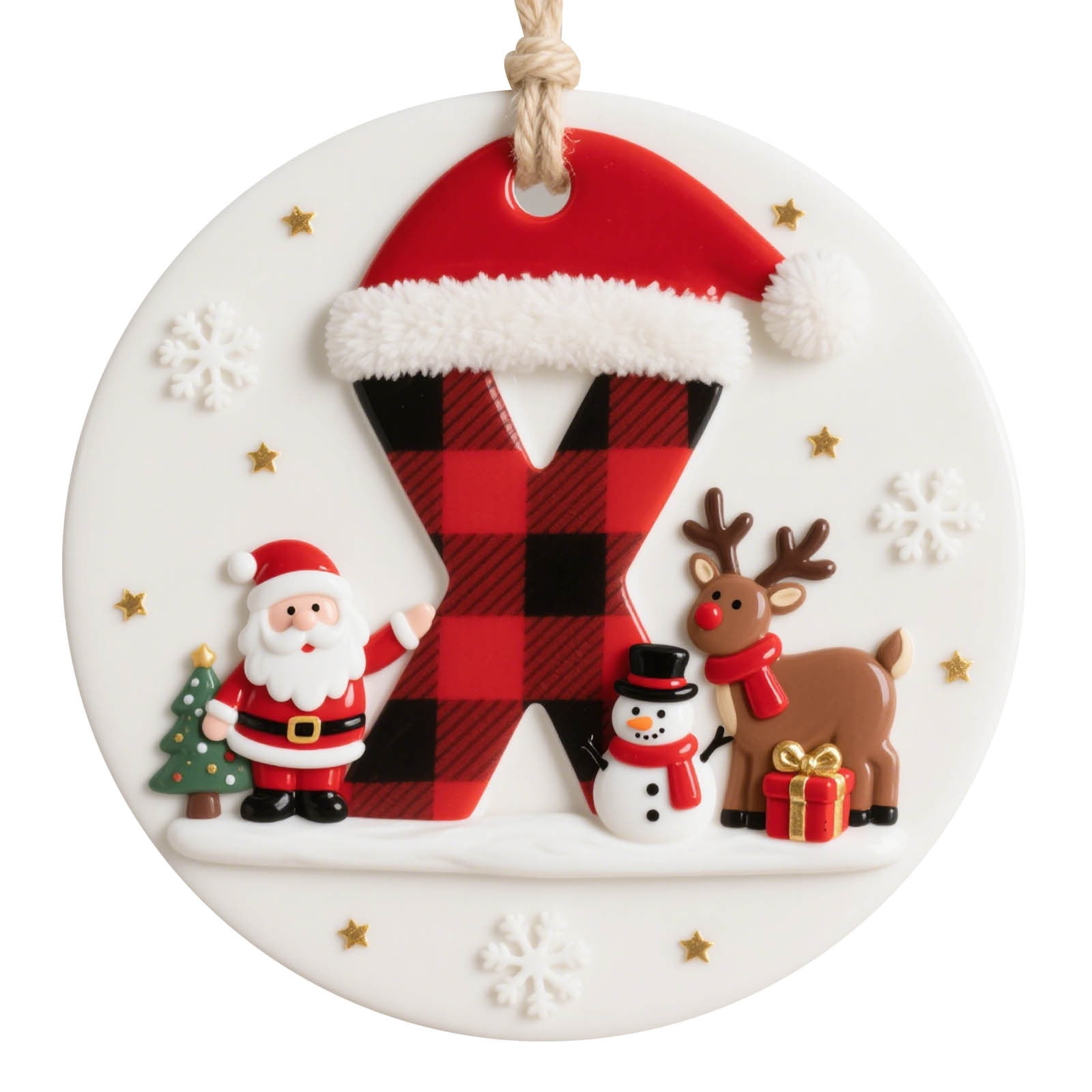 PLPPYFS 26 Letter Christmas Tree Hanging Pendant, 2025 Christmas ...