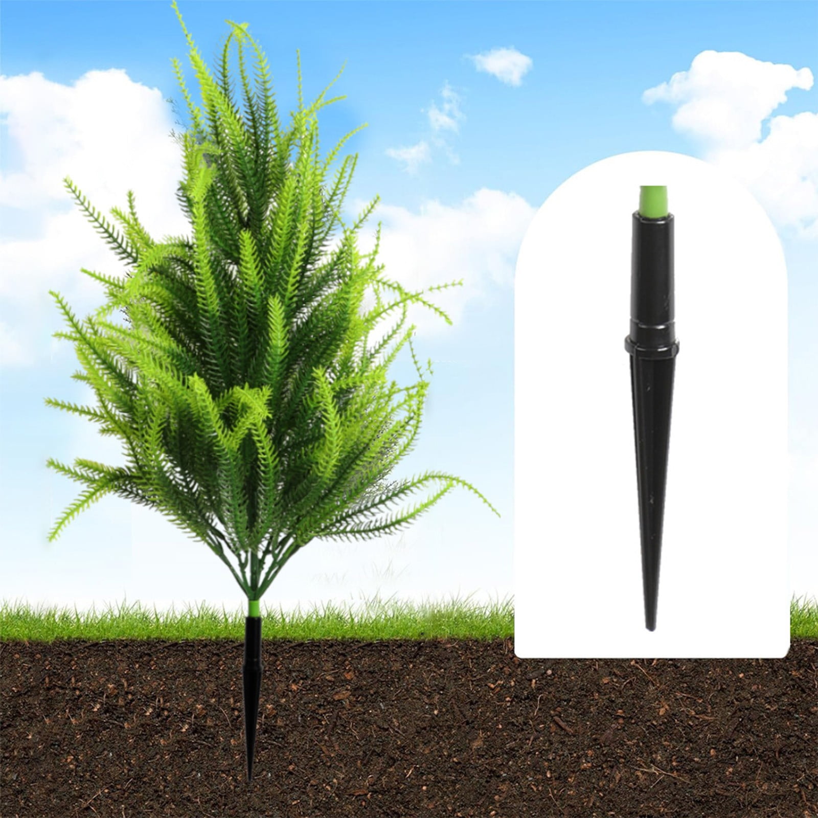 PLPPYFS Artificial Cypress Topiary Tree with Ground Spike, Artificial ...