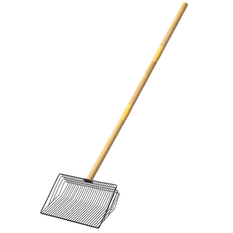 PLPPYFS Chicken Poop Scooper & Chicken Coop Rake, Large Metal Chicken ...