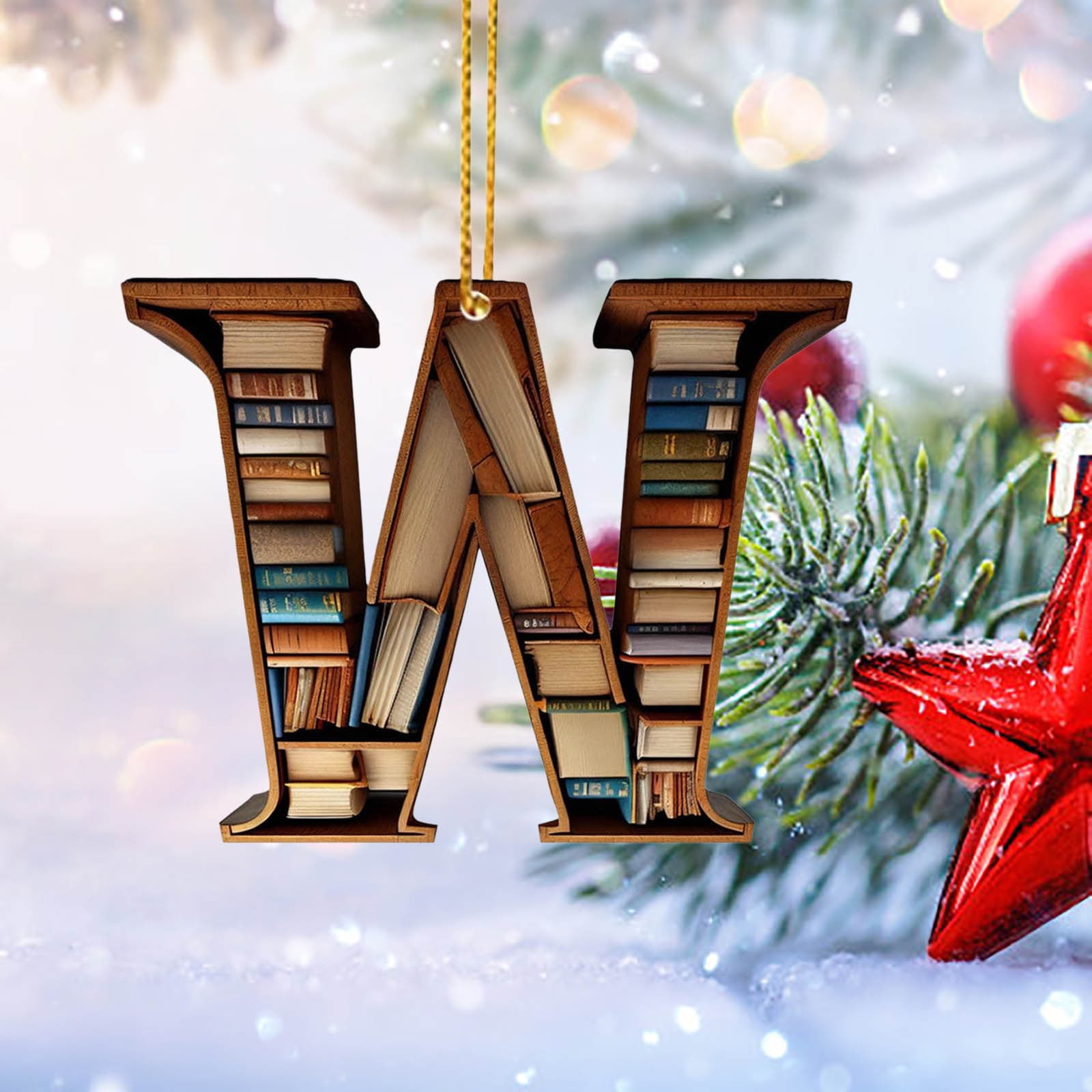 PLPPYFS Christmas Ornament Personalized Letter Name, 2025 Family ...