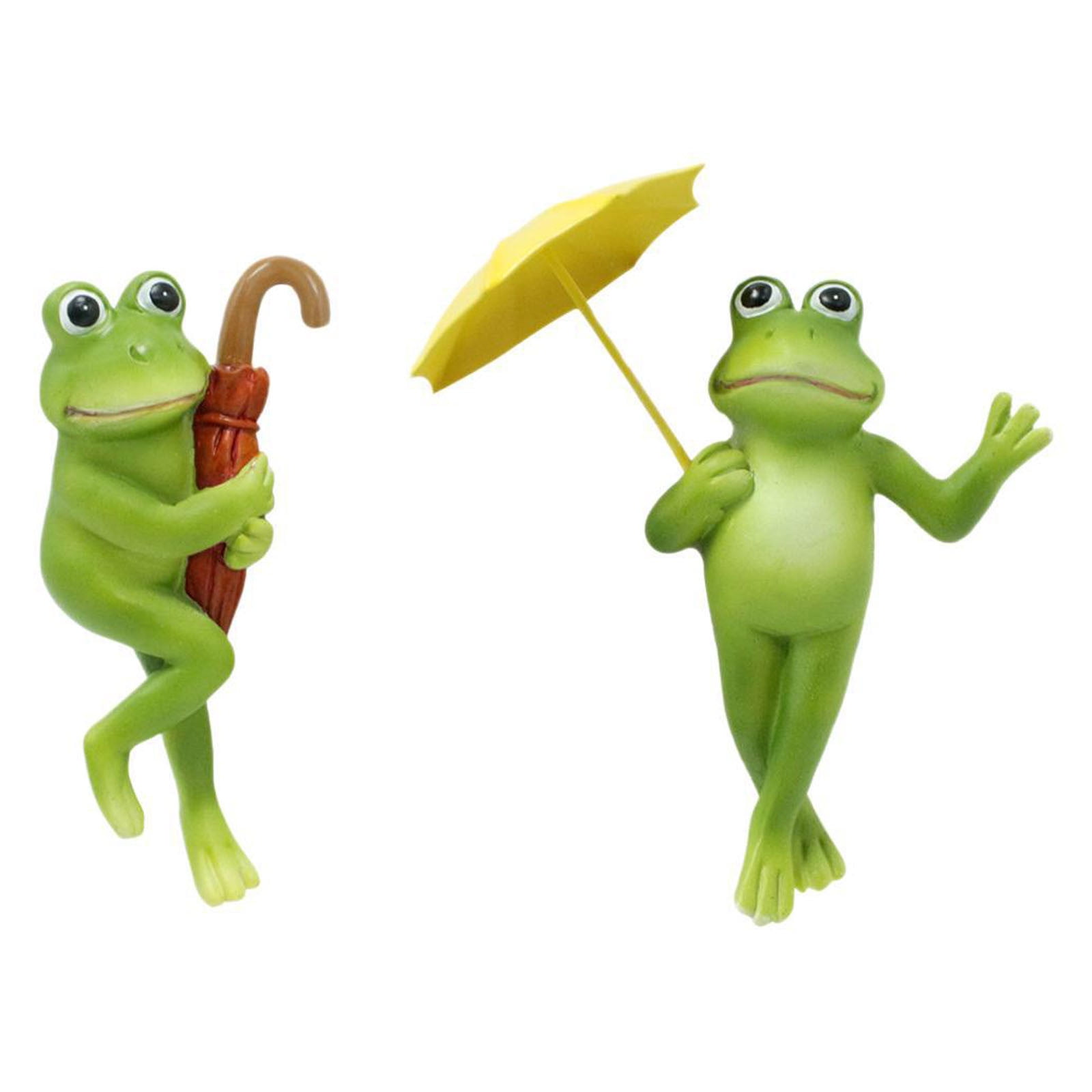 PLPPYFS Frog Statue for Garden, Miniature Frog Figurines Plant ...