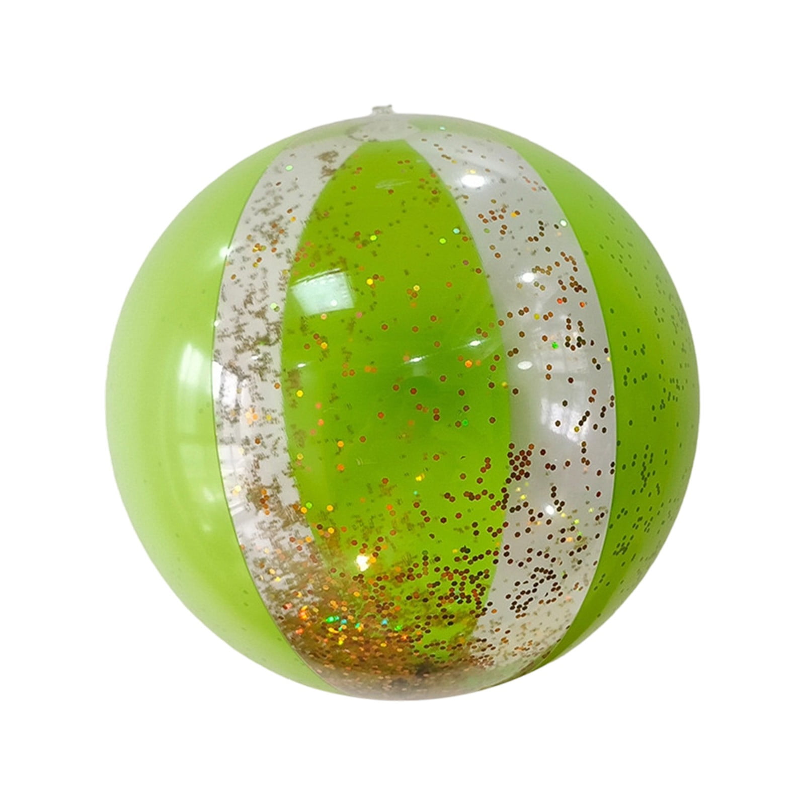 PLPPYFS Glitter Beach Ball 16 Inch Inflatable Floatable Confetti ...