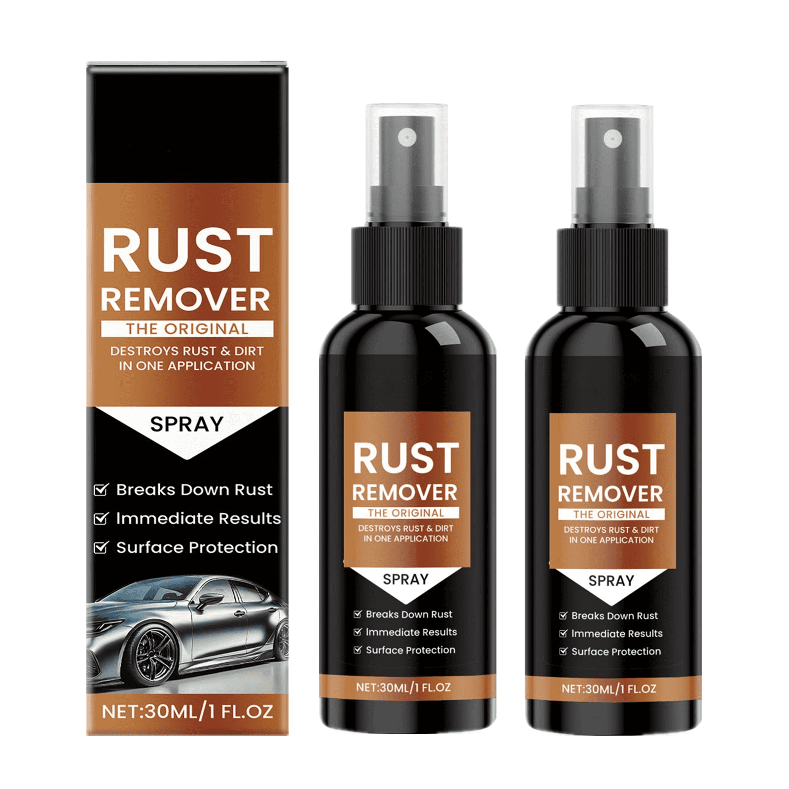 PLPPYFS Rust Remover Spray, 2025 Upgrade Rust Remover for Metal, Car ...