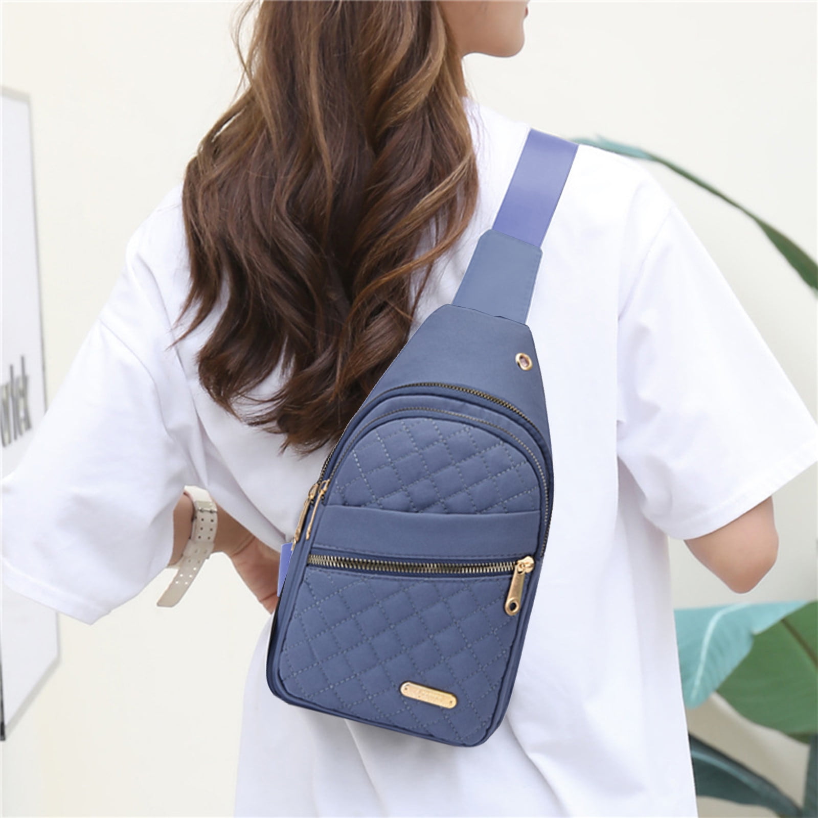 PLPPYFS Small Sling Backpack Crossbody Sling Bag, Chest Bag, Crossbody ...