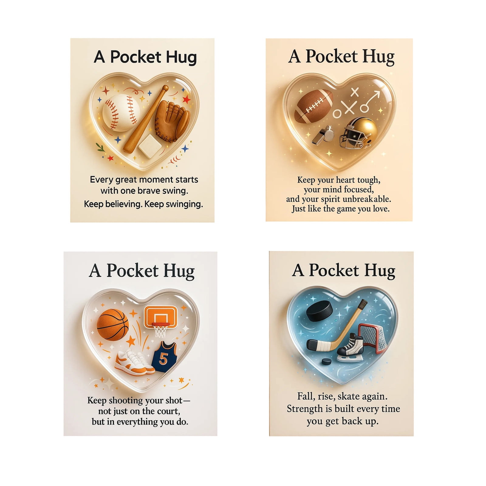 PLPPYFS Sports-Themed Pocket Hug, Football Golf Tennis Soccer Baseball ...