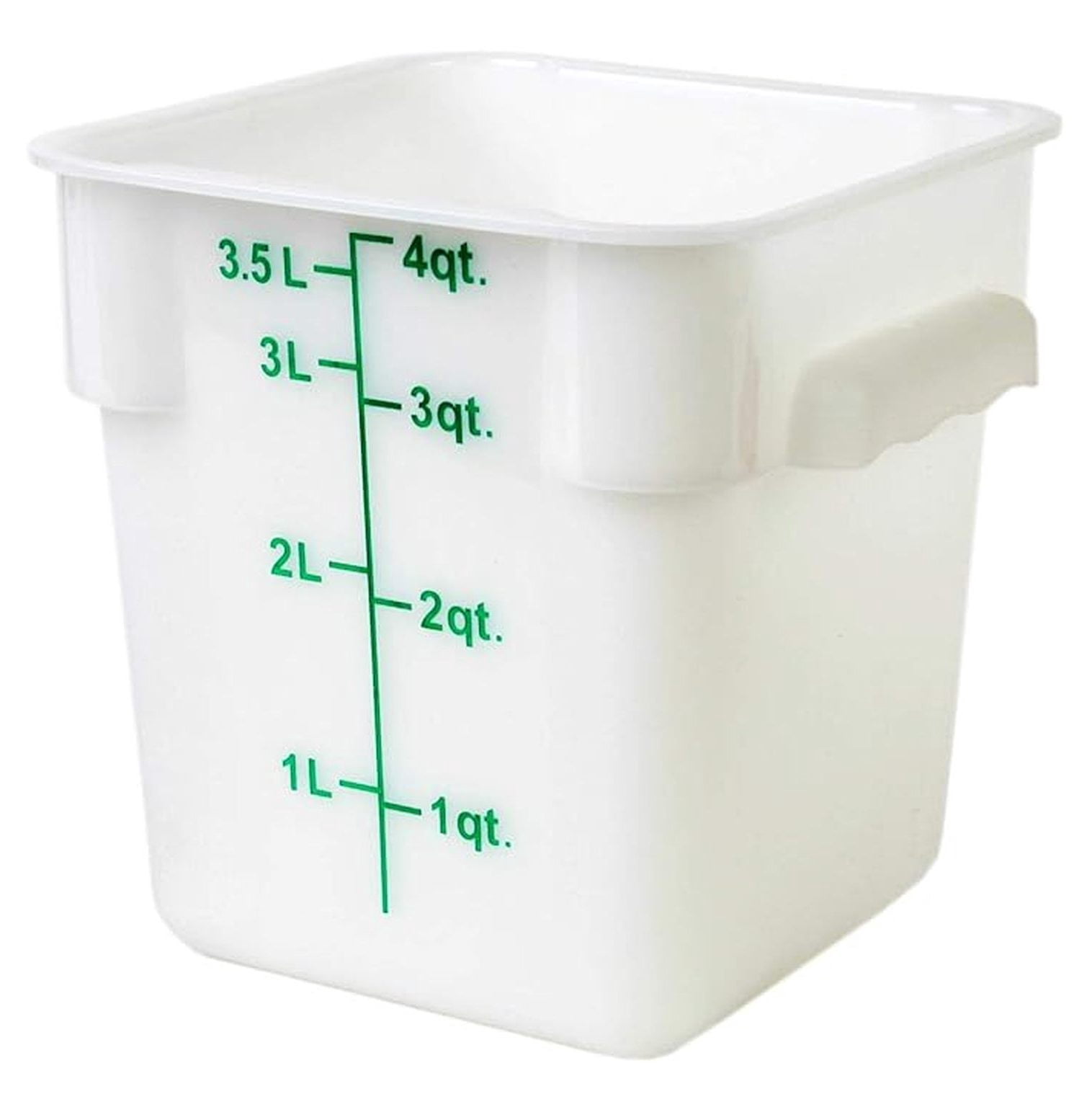 PLSFT004PP Food Storage Container 4 Quart Square - Walmart.com