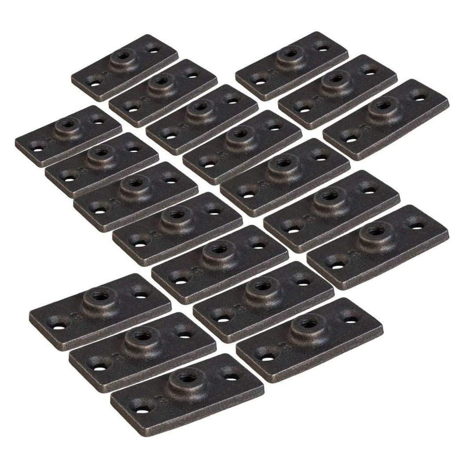 PLTB12-20 Ceiling Flange Hanger Plate Threaded (Pipe), for DYI Plumbing ...