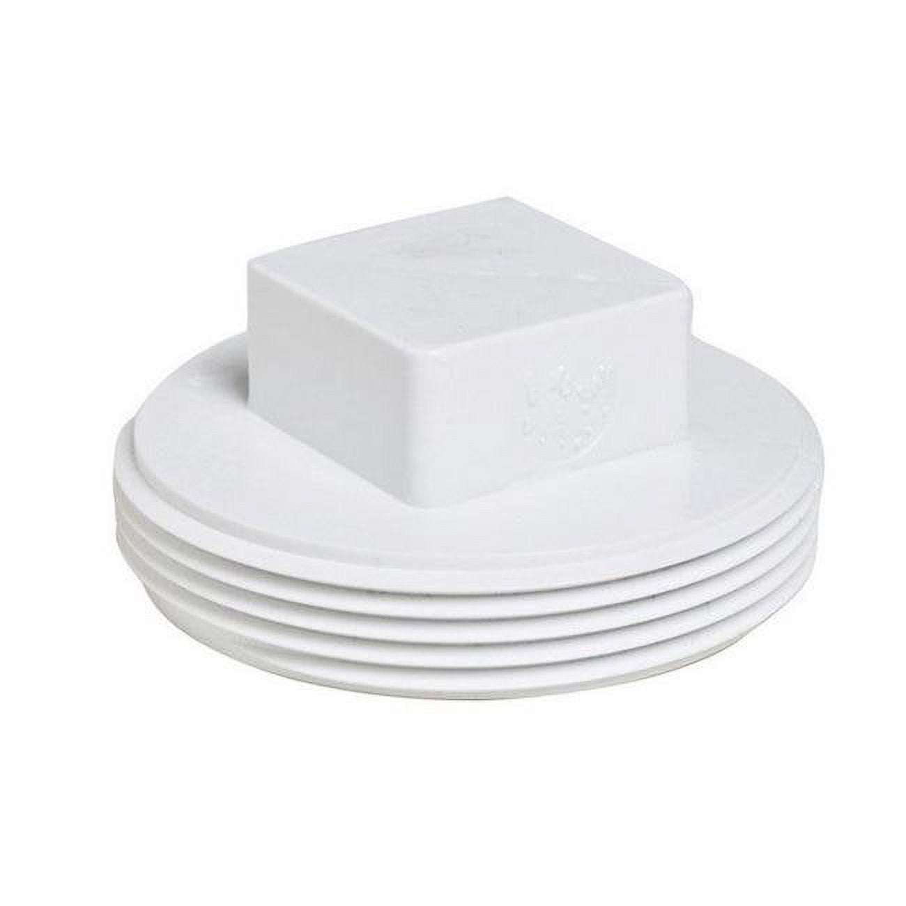 PLUG THREADED 4" PVC by PLASTIC TRENDS MfrPartNo P1154 - Walmart.com