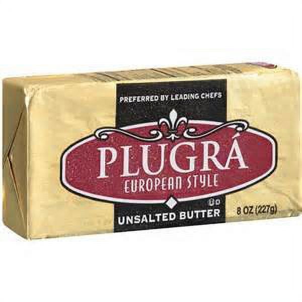 PLUGRA BUTTER UNSALTED EUROPEAN 8 OZ PACK OF 4 - Walmart.com