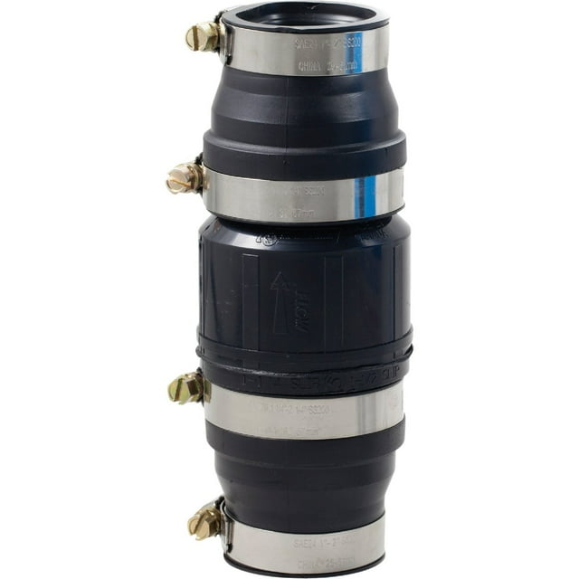 PLUMBEEZE 1-1/4 In. ABS In-Line Sump Pump Check Valve PE-SPC125-150 ...