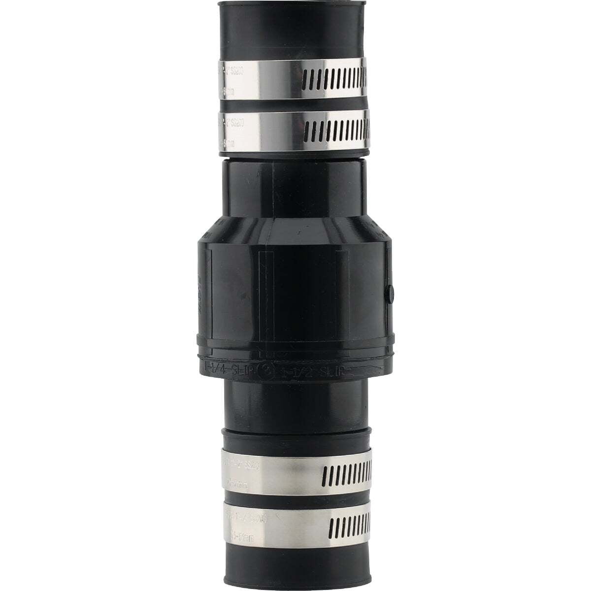 PLUMBEEZE 1-1/4 In. ABS Thermoplastic In-Line Sump Pump Check Valve PE ...