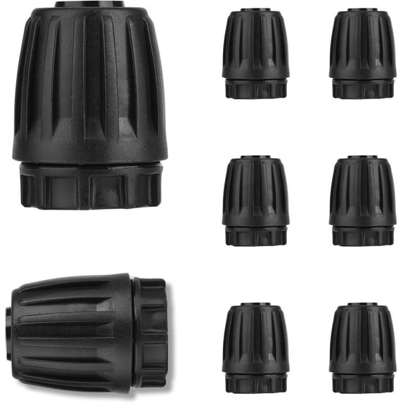 PLUMYHG-1/2 Inch Drip Irrigation End Cap Fittings,8-Pack,Drip ...