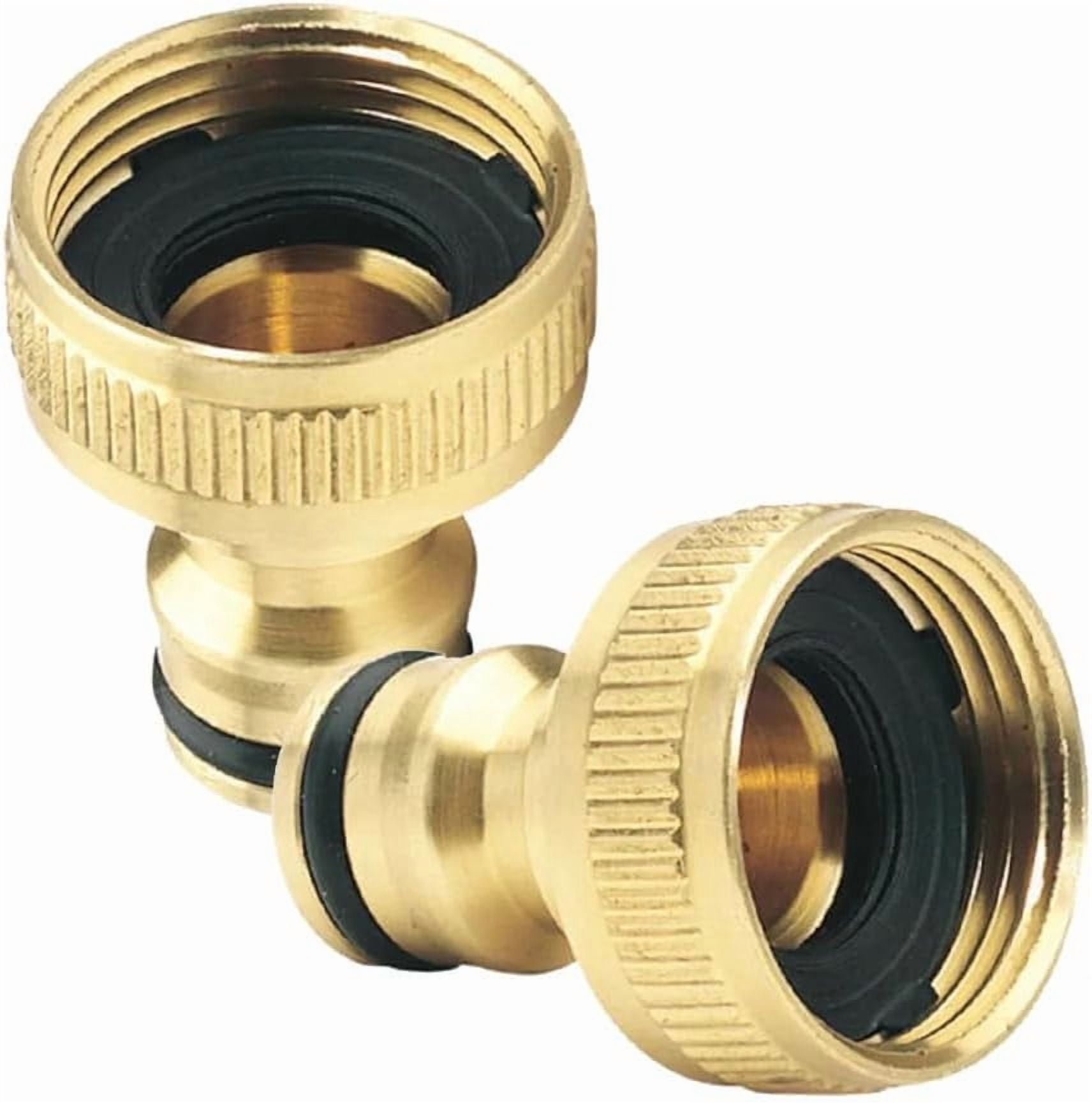 PLUMYHG-2 Pack Garden Hose Quick Connect Male Plug Replacement Brass 3/ ...