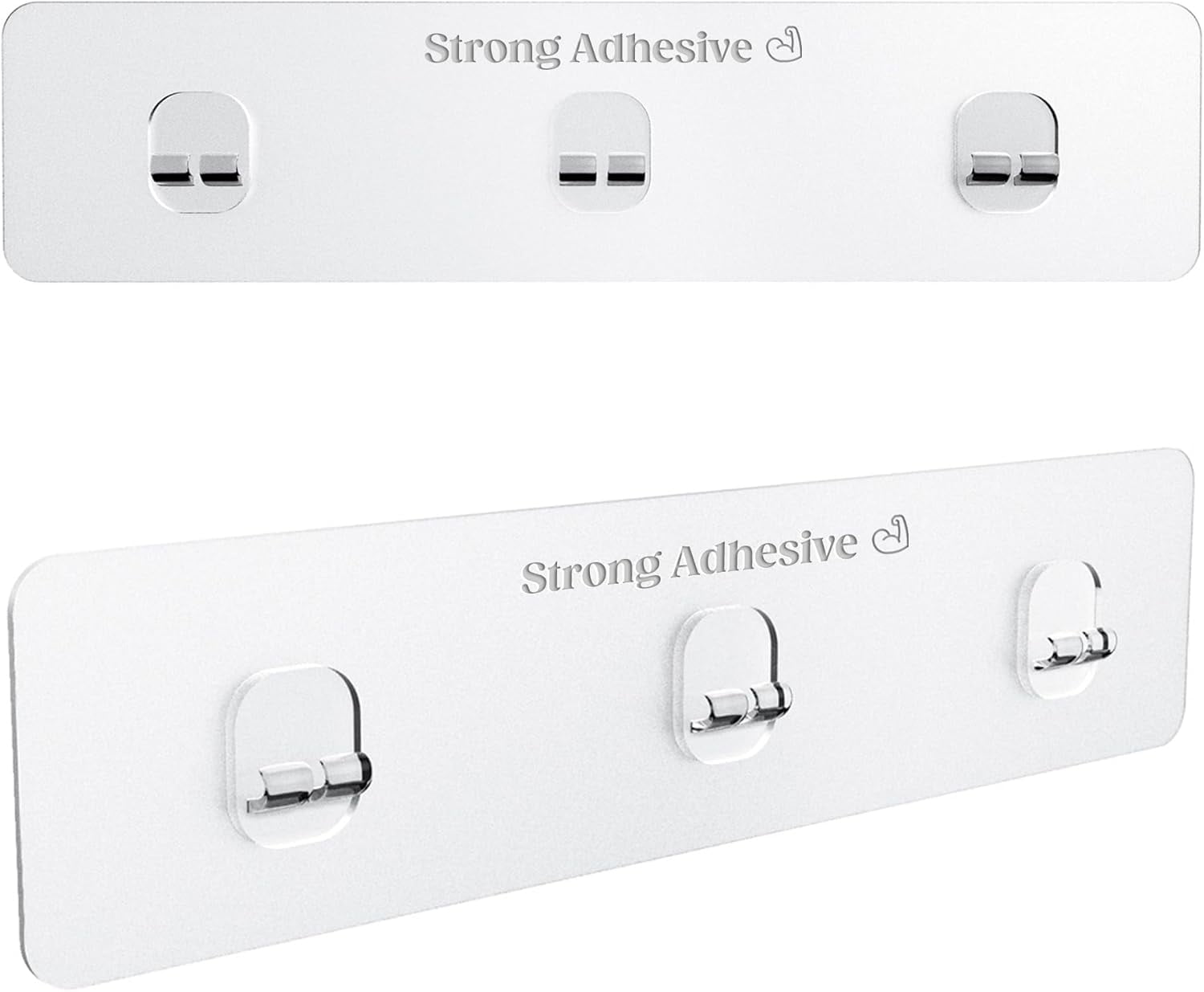 PLUMYHG-2-Pack Strong Sticky Waterproof Heavy-Duty Wall Adhesives ...