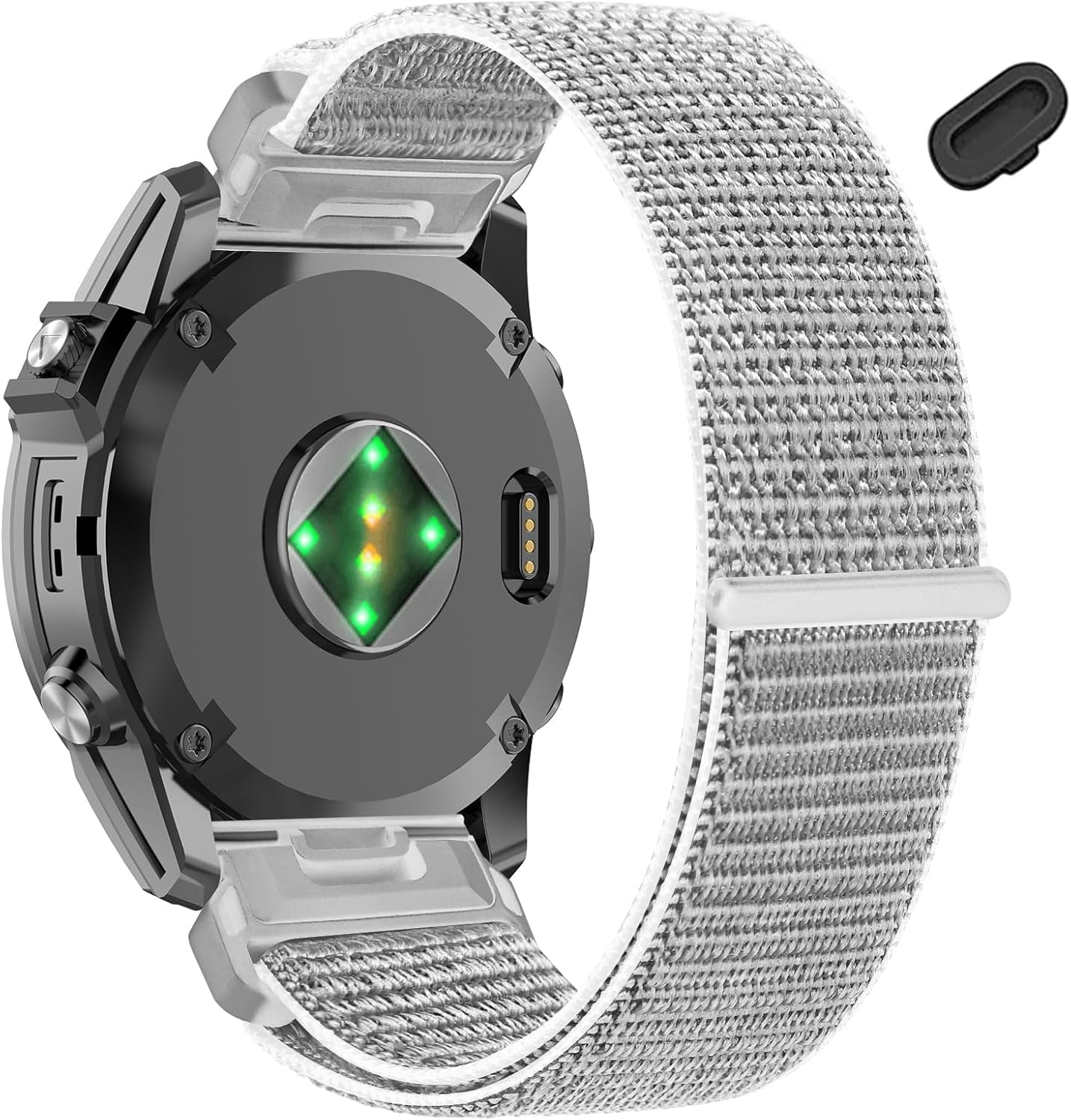 PLUMYHG-20mm Nylon Watch Bands for Garmin Fenix 8 AMOLED-43mm/7S Pro/7S ...