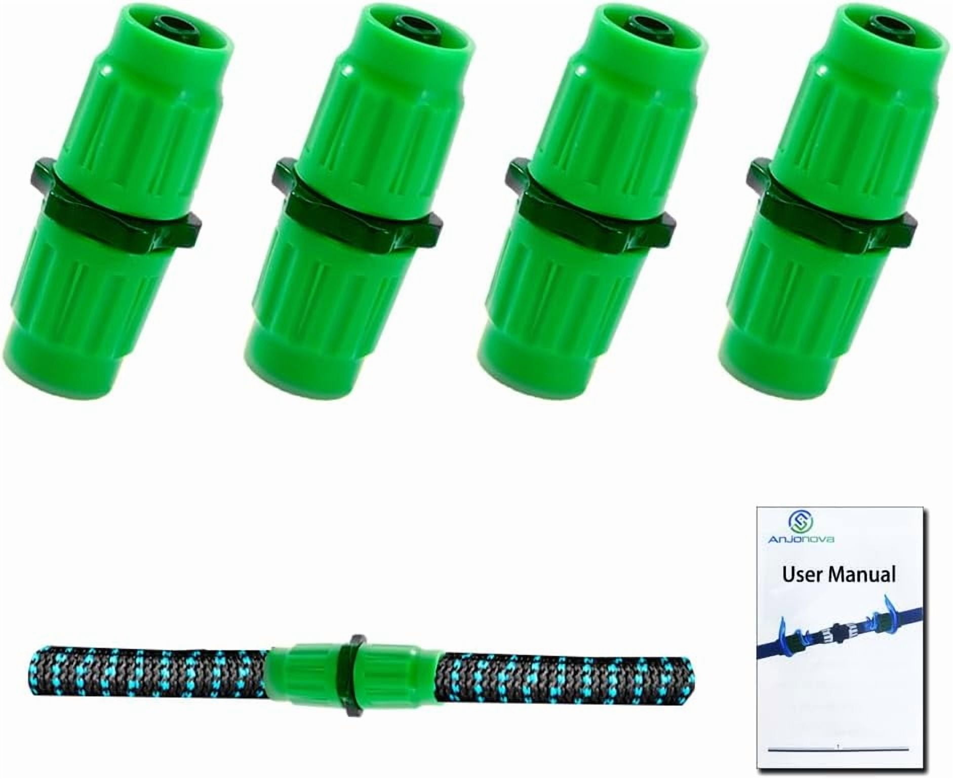 PLUMYHG-4 Sets Expandable Garden Hose Repair Kit with User Manual, Dual ...