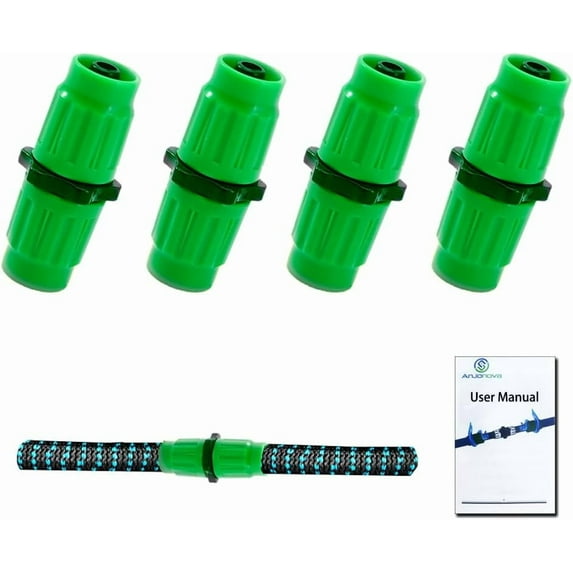 PLUMYHG-4 Sets Expandable Garden Hose Repair Kit with User Manual, Dual ...