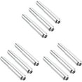 PLUMYHG-Adjustable Toilet Paper Holder Rod Set 9Pcs Plastic Spring ...