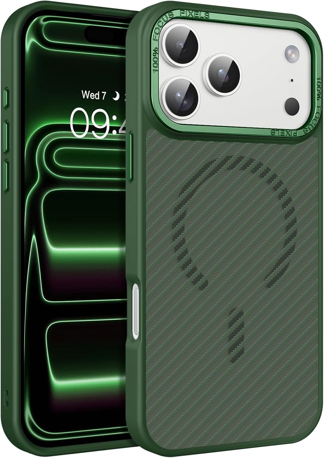 PLUMYHG-Carbon Fiber for iPhone 17 Pro Max Case 2025 [Compatible with ...